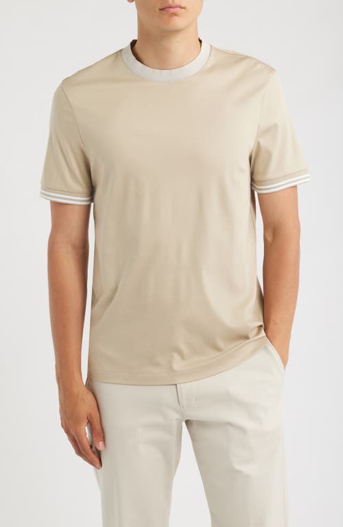 BOSS tessler cotton ringer t-shirt